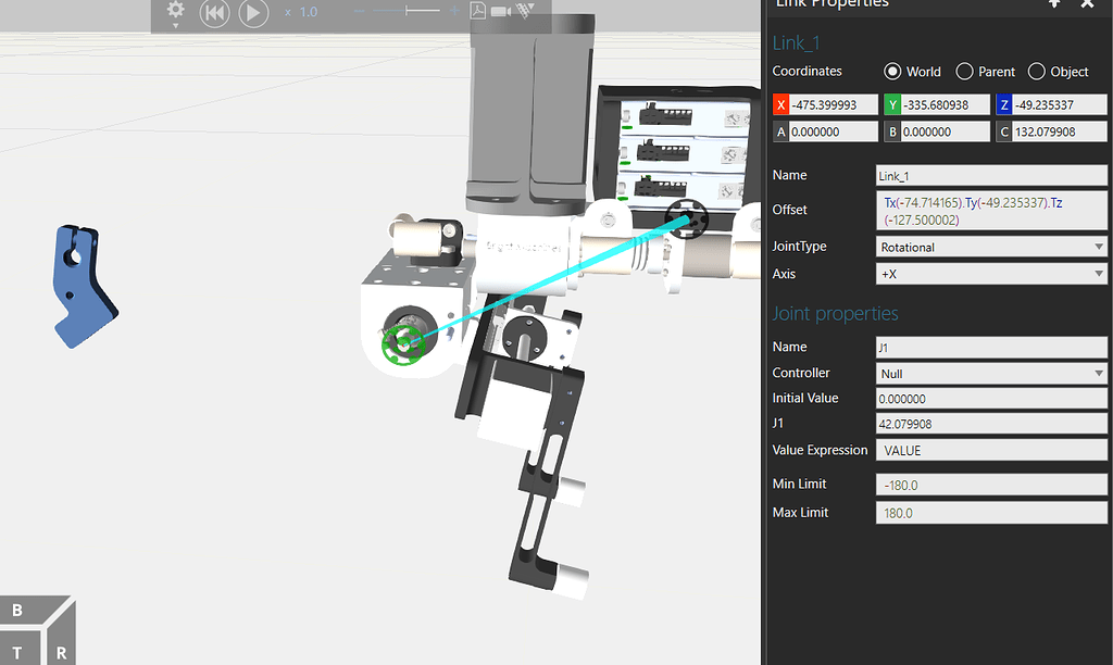 Rotational Join Pivot point - Component Modeling - Visual Components - The Simulation Community