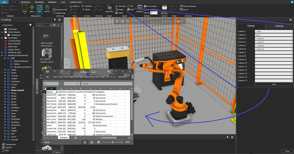 Export Bill of Materials (BOM) in csv format - Visual Components Add-on ...