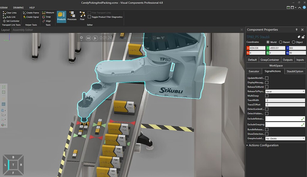 Candybar MultiGrasp - General Questions - Visual Components - The Simulation Community