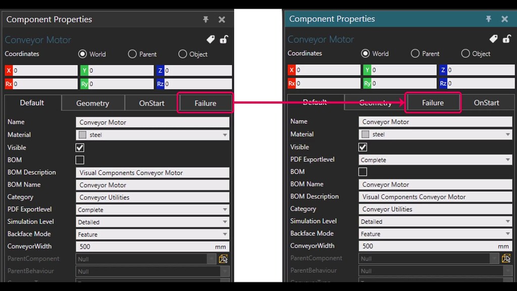 Reorder properties - Extensions and Python Add-ons - Visual Components - The Simulation Community