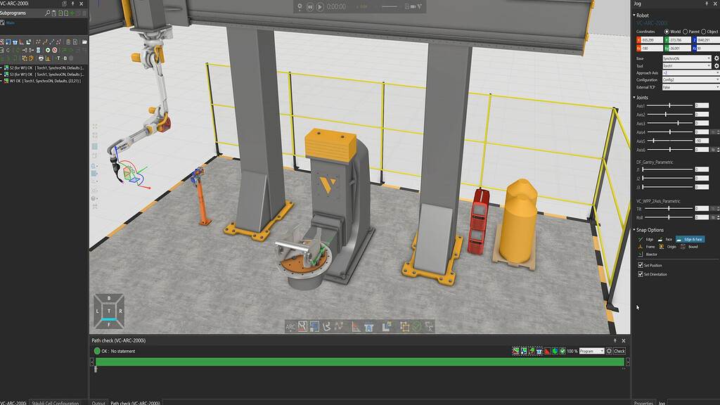 Olp Weld Path Inspection Robot Programming Visual Components The Simulation Community