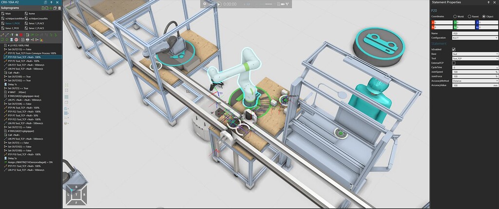 Workflow robot program - Process Modeling - Visual Components - The Simulation Community
