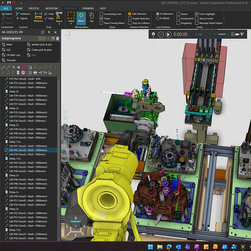 Robot not moving to position when program line selected - Robot ...