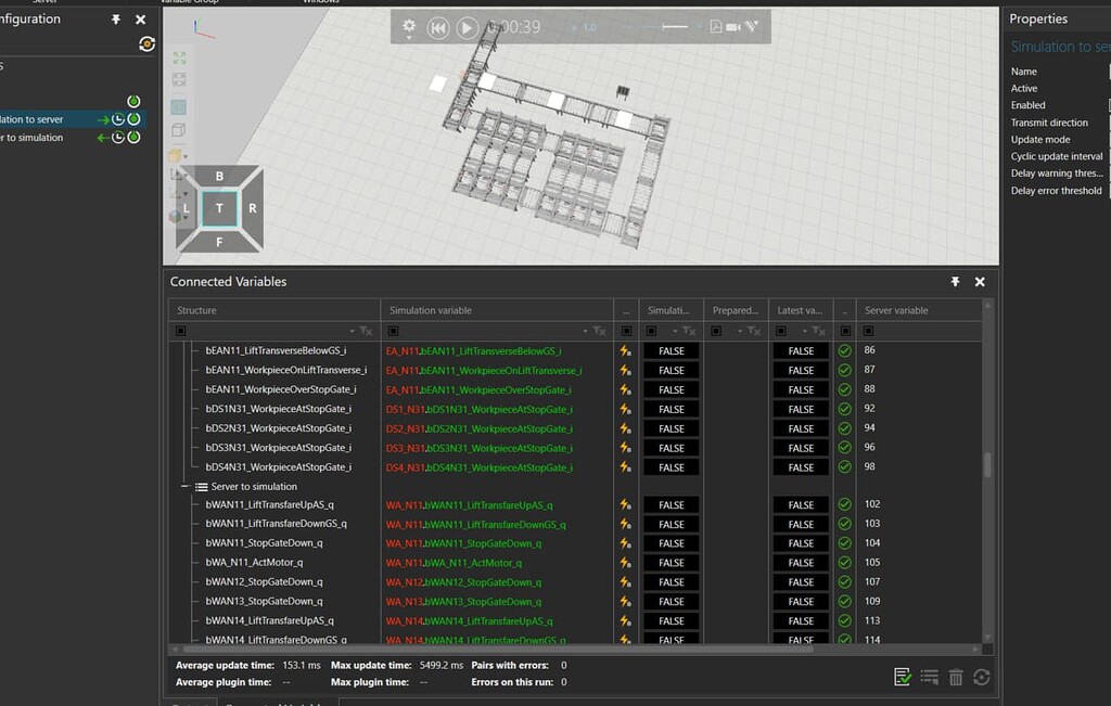 Delay in signal update with OPC UA - General Questions - Visual Components - The Simulation ...