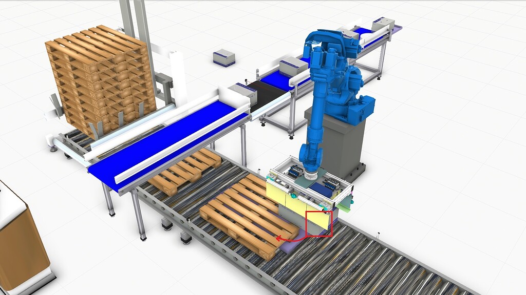 Palletizing - General Questions - Visual Components - The Simulation ...