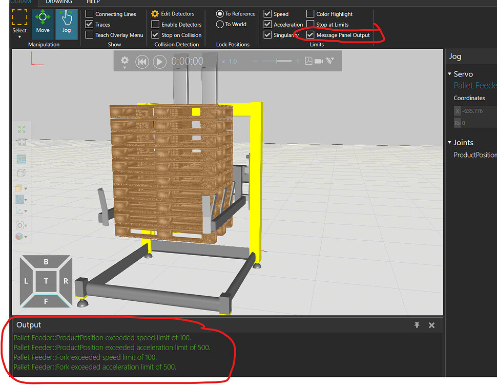 Exceeded limit warnings in Message Panel Output - Component Modeling - Visual Components - The ...