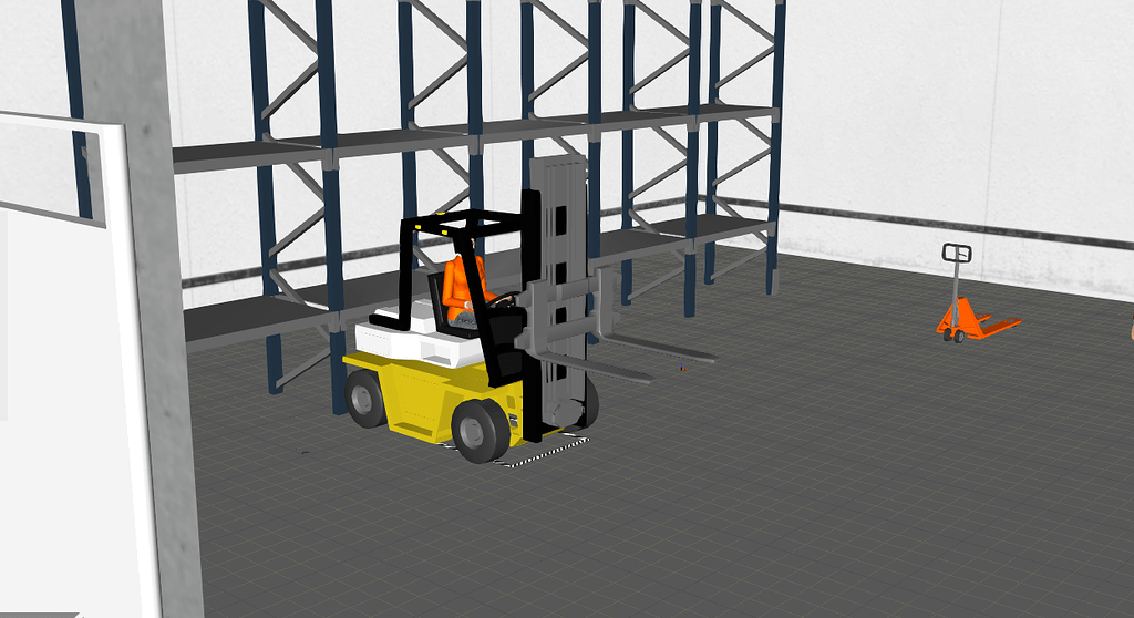 Forklift Vehicle Fork Position - Process Modeling - Visual Components ...