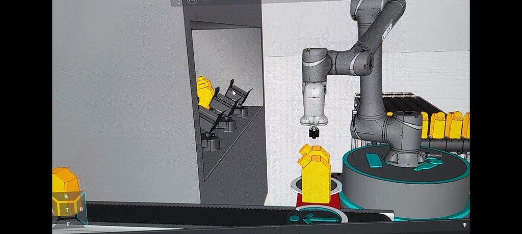 Global Robot pickup location for product - Process Modeling - Visual Components - The Simulation ...