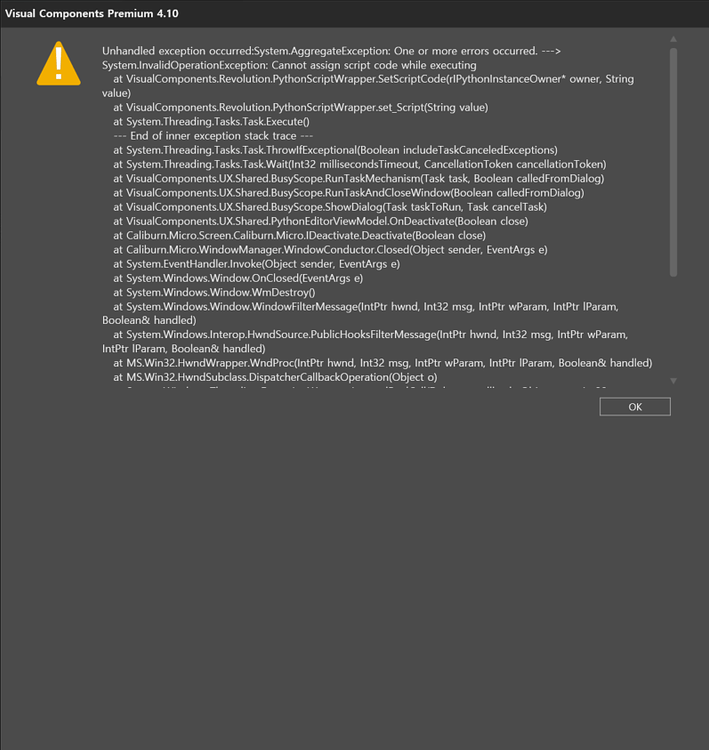 Visual Components 410 Python Edit Error Python Programming Visual 9759