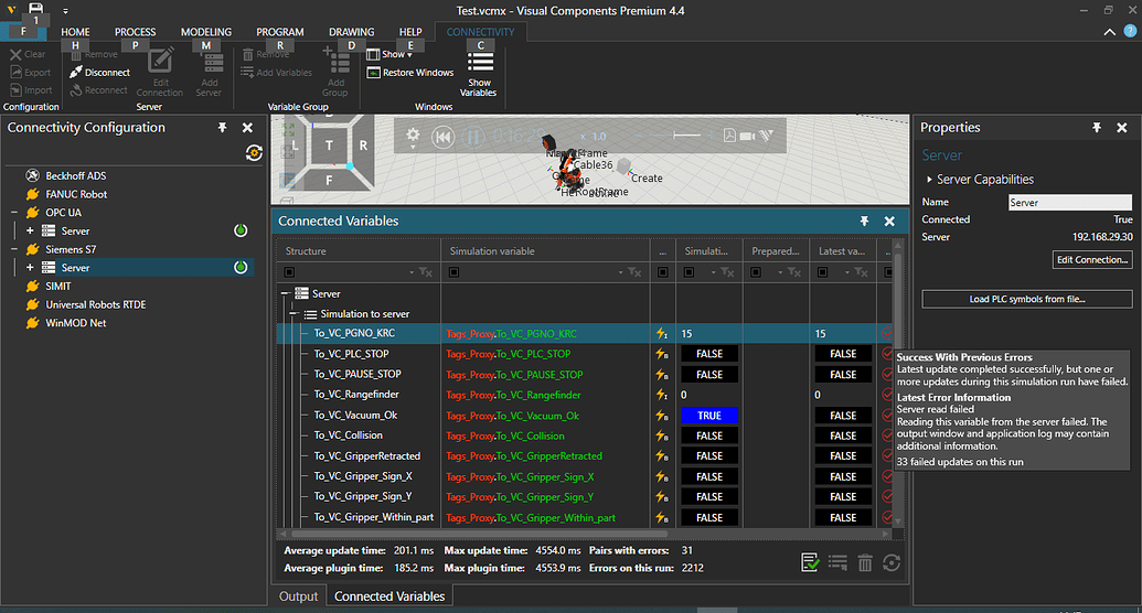 KUKA OfficeLite OPCUA Connectivity problem. Only read, write error - General Questions - Visual ...