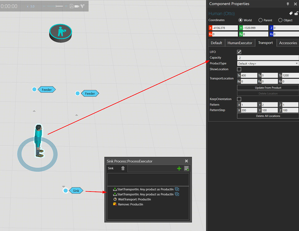 Operator pick from multiple locations - Process Modeling - Visual ...