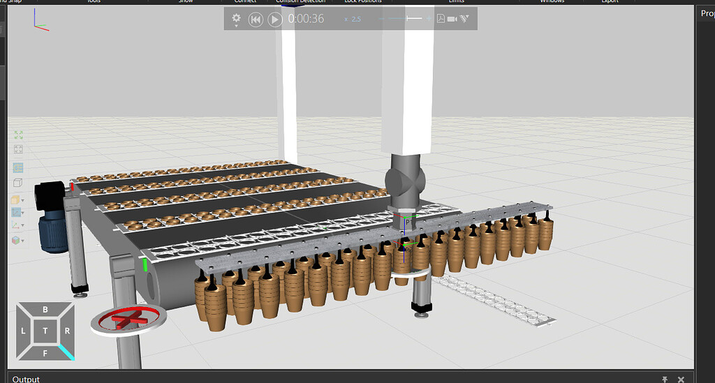 Controlling Zones on pneumatic gripper to build assembly - Process Modeling - Visual Components ...