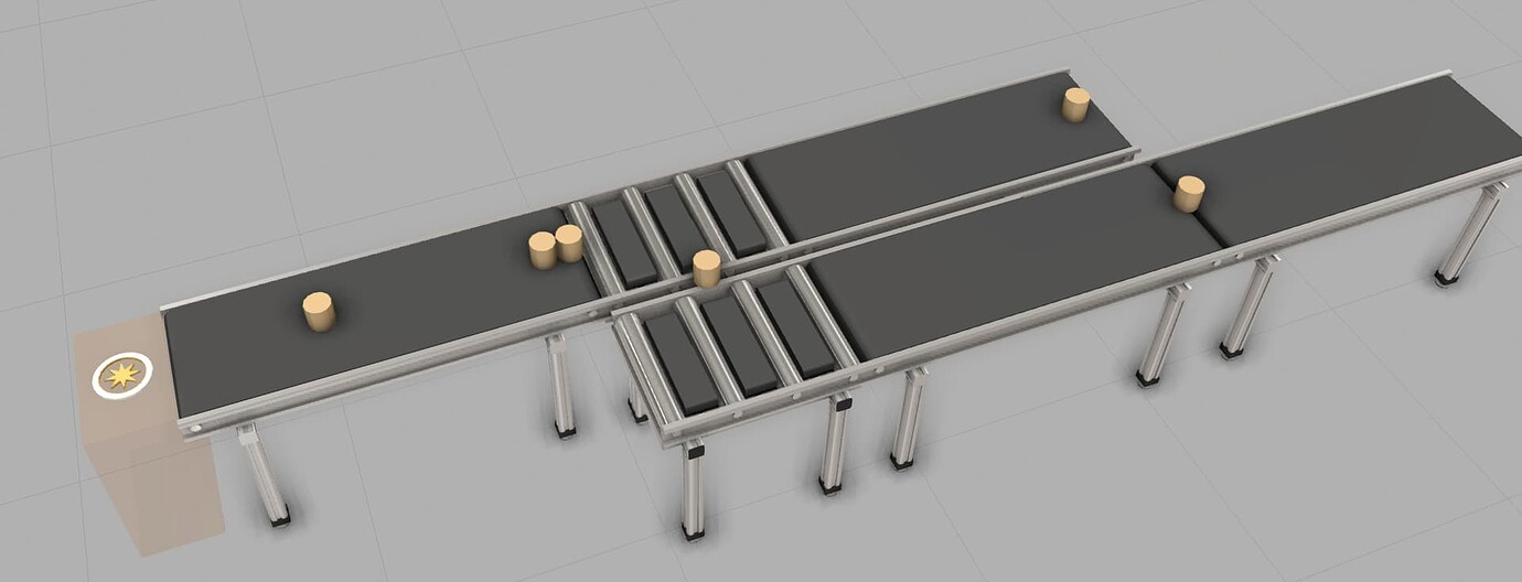 Crossing Conveyor possibilities? - Process Modeling - Visual Components - The Simulation Community