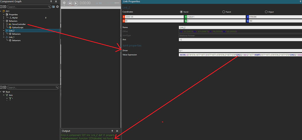 Access Link parameter - Python Programming - Visual Components - The Simulation Community