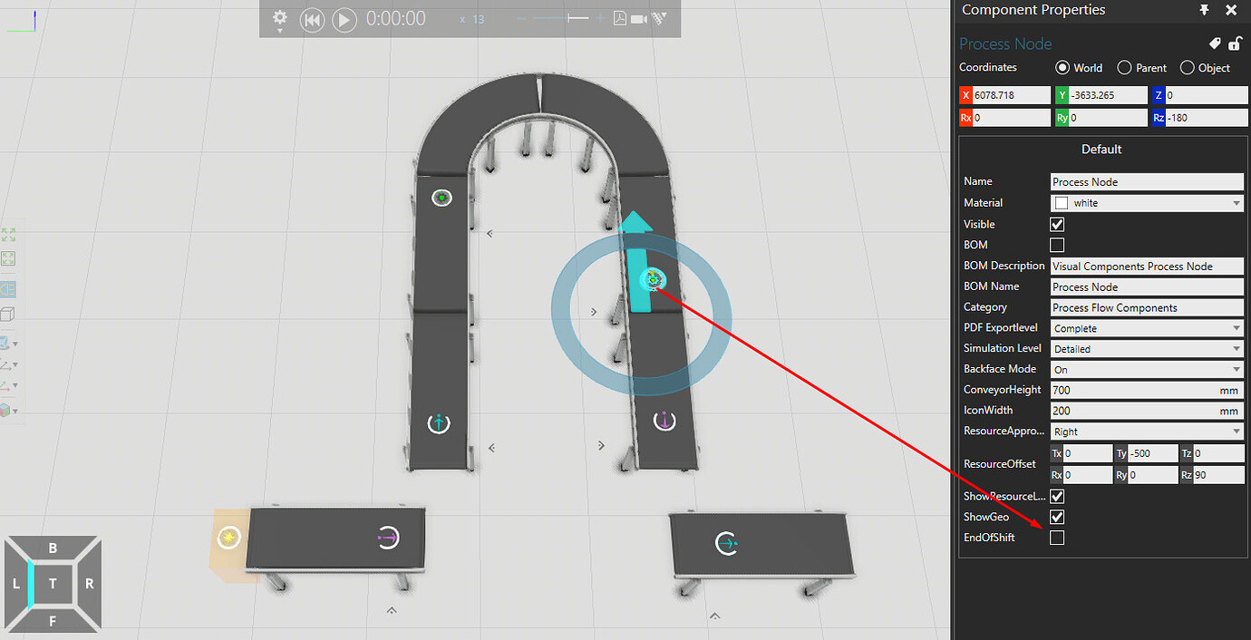 Dual conveyor system, how to create simulation? - Process Modeling ...