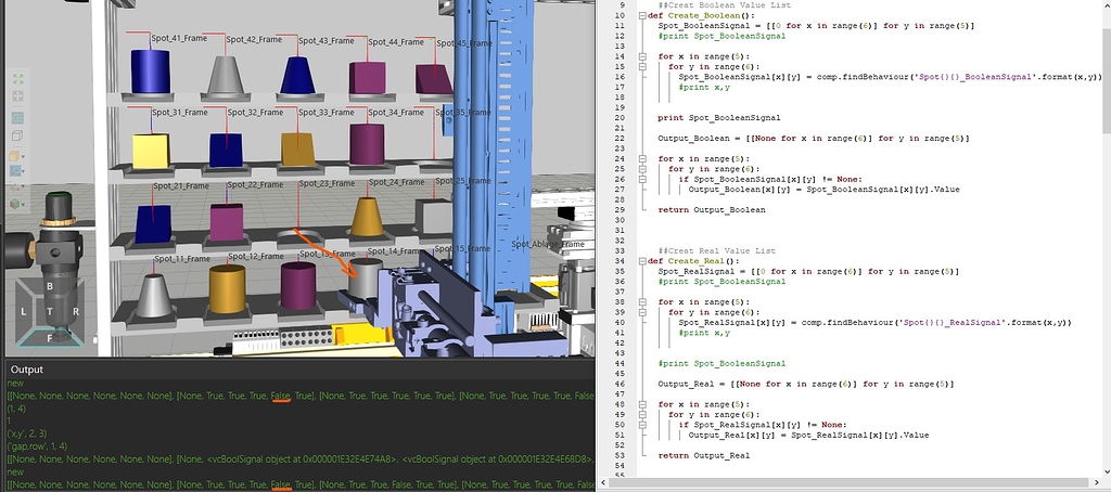 Loop / Array / Raycast Error - Python Programming - Visual Components - The Simulation Community