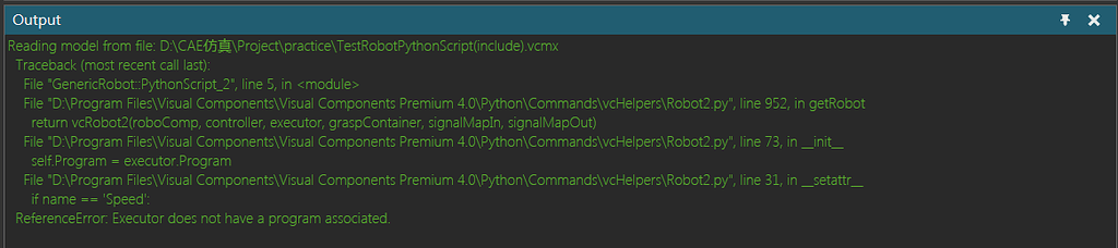Pythonscript Control Robot Robot Programming Visual Components The Simulation Community