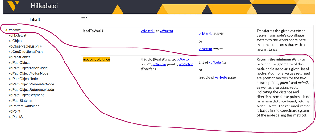 vcNode measureDistance update help - Python Programming - Visual ...