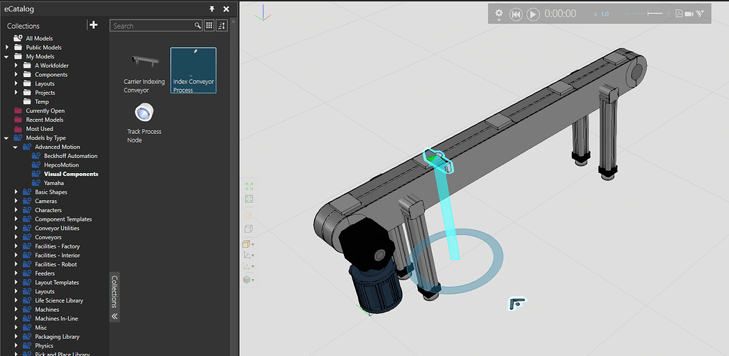 Carrier Indexing Conveyor moved to "Advanced Motion" - eCat Updates ...