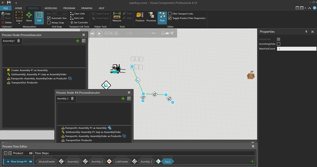 Transport final Assembly to Floorspace stack - Process Modeling - Visual Components - The ...