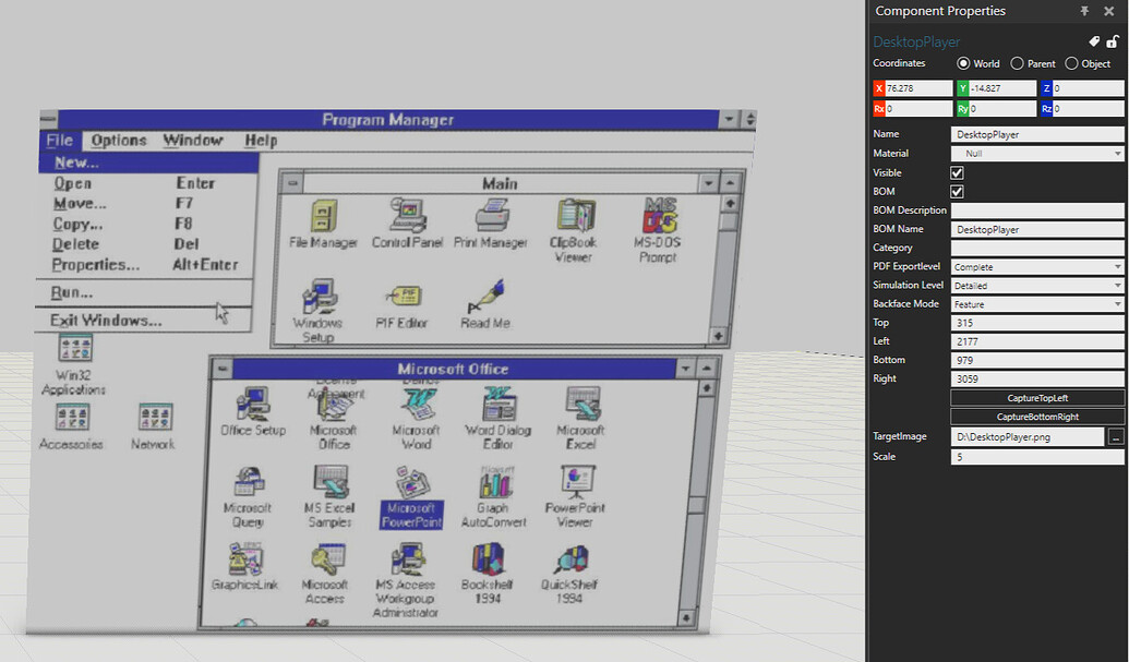 Desktop Player Extensions And Python Add Ons Visual Components The Simulation Community
