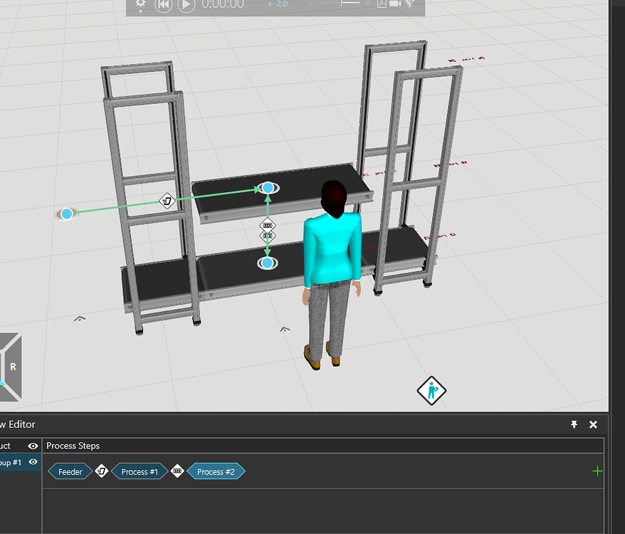 Lift conveyors - Process Modeling - Visual Components - The Simulation ...