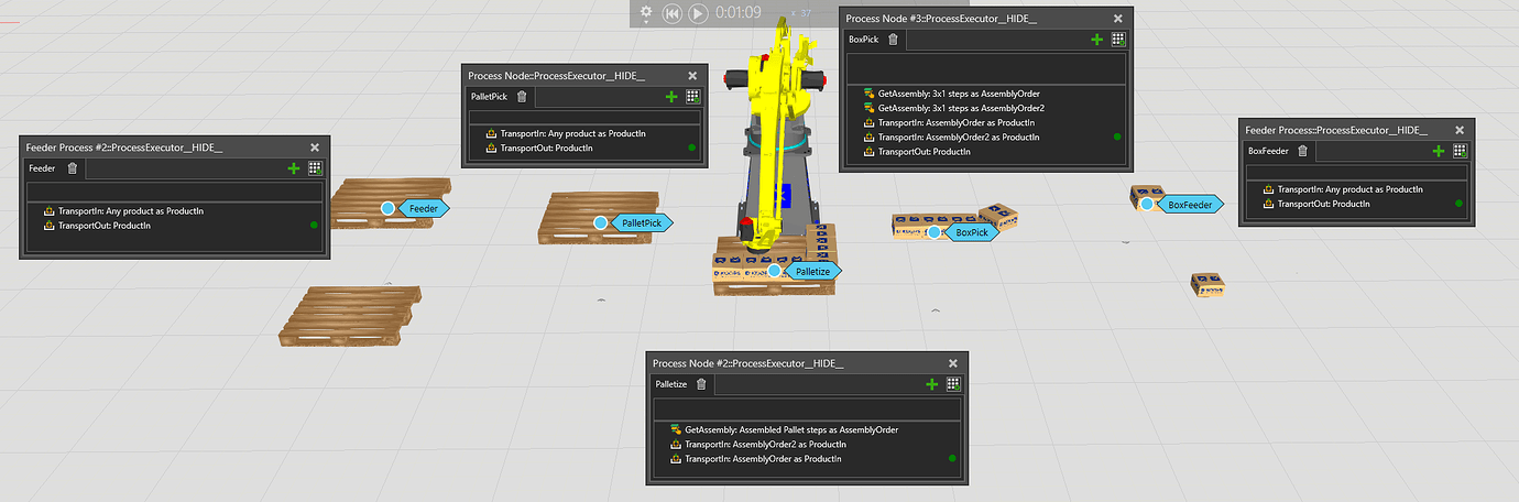 Smart Palletizer and Patterns for Palletizing - Process Modeling - Visual Components - The ...