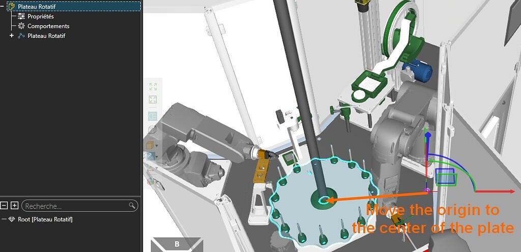 Change the origin of object - Component Modeling - Visual Components - The Simulation Community