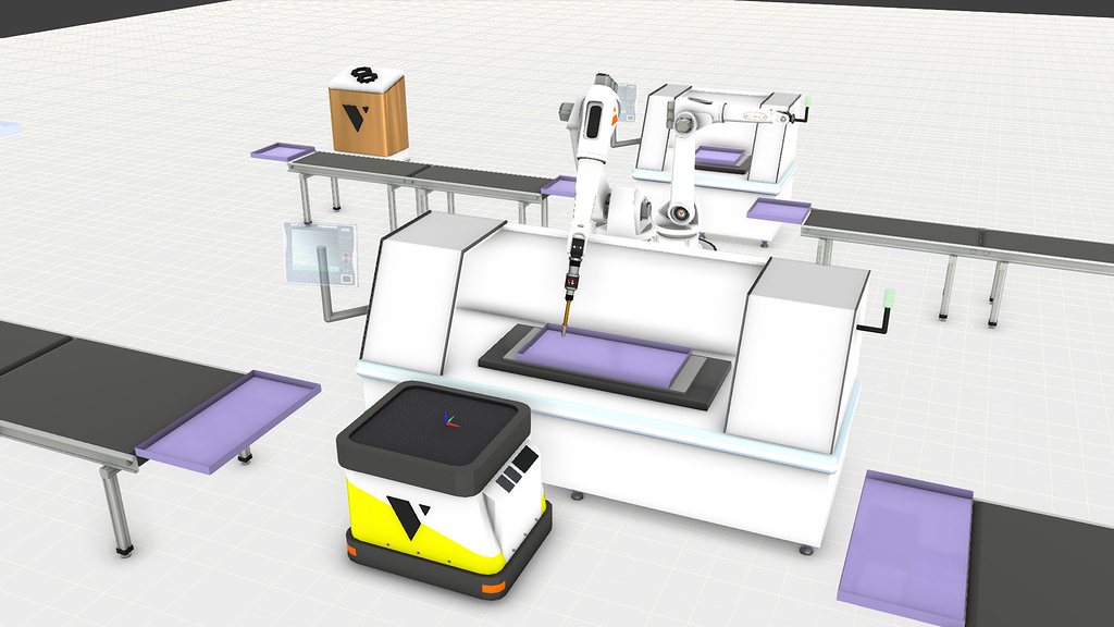Works process welding - Robot Programming - Visual Components - The ...