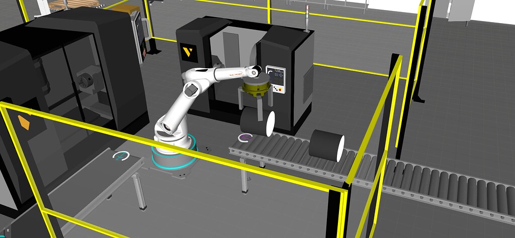 Robot Gripper Location - Process Modeling - Visual Components - The Simulation Community
