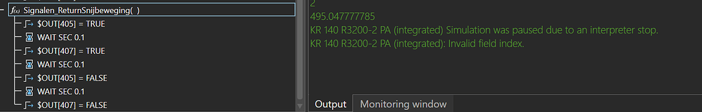 KUKA Sim Invalid field index - Robot Programming - Visual Components - The Simulation Community