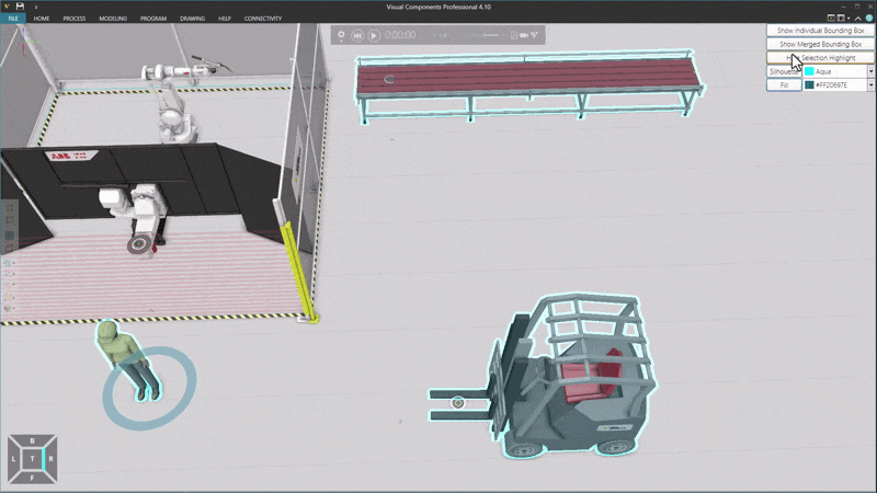 Selection Widget Extensions And Python Add Ons Visual Components The Simulation Community