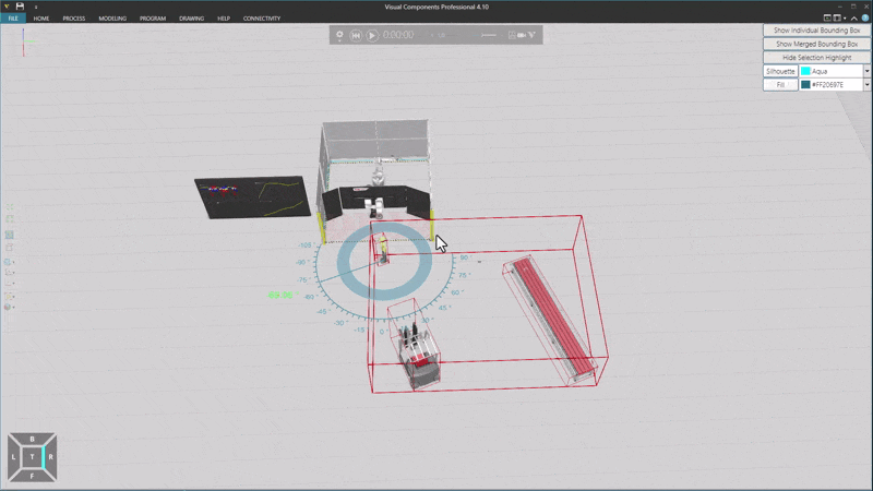 Selection widget - Extensions and Python Add-ons - Visual Components - The Simulation Community