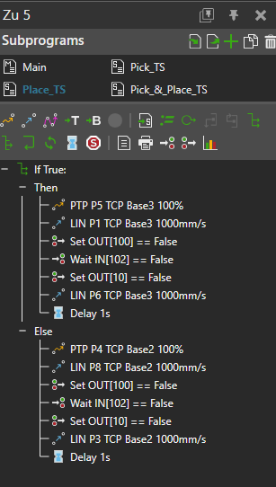 Value for IF Statement - Robot Programming - Visual Components - The Simulation Community